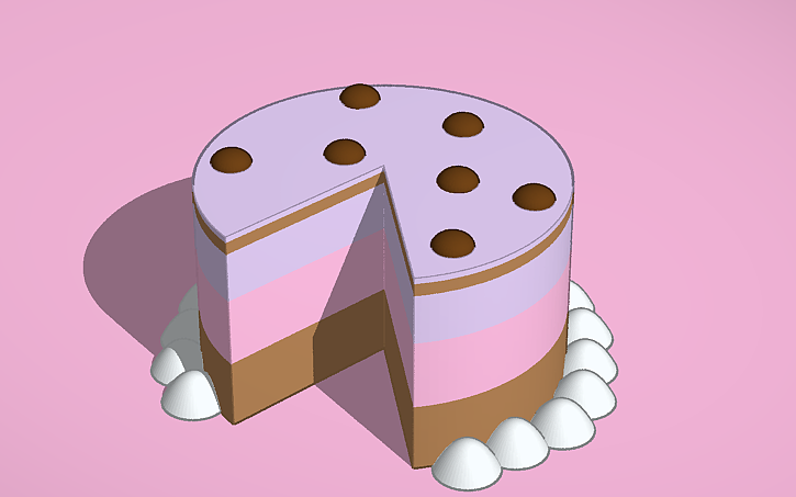 3D design cake - Tinkercad