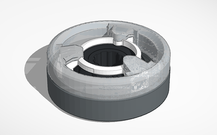 3D design Beyblade X (Basic Line) Template - Tinkercad