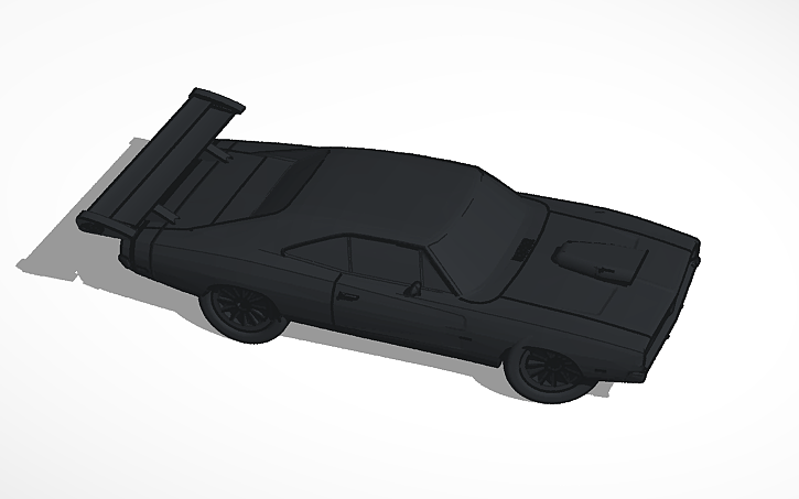 3D design Muscle Car - Tinkercad