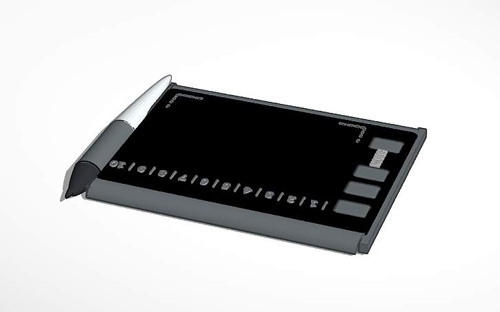 3D design Animating Drawing Pad - Tinkercad