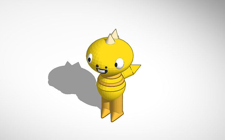 3D design undertale monster kid - Tinkercad