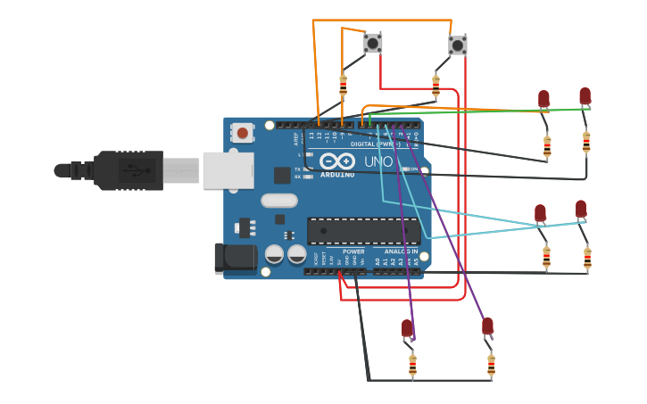 Circuit design PROJECT 1 - Tinkercad