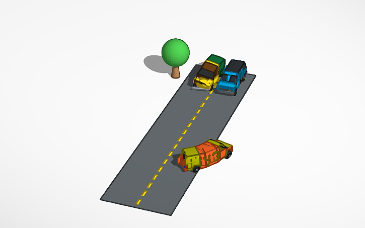 3D design “Barely Functional” Concept Car - Tinkercad