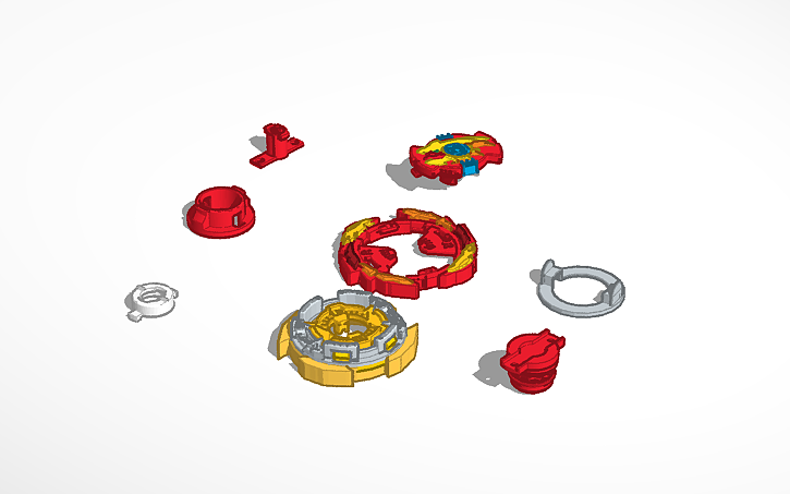 3D design SUPER HYPERION - Tinkercad