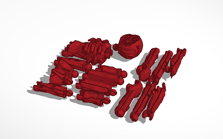 3D design articulated figure (roblox doors) - Tinkercad