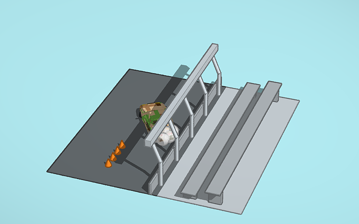 3D design Camo S14 FD qualifying run - Tinkercad