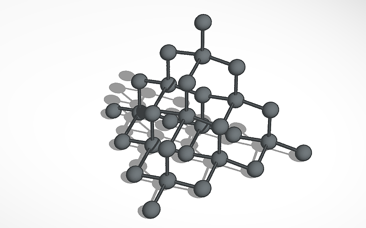 3D design Diamond Structure - Tinkercad