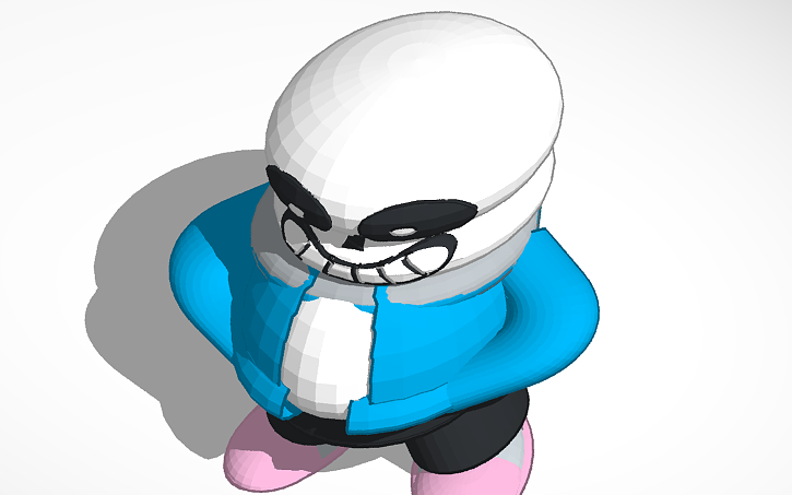 3D design Sans (Undertale) - Tinkercad