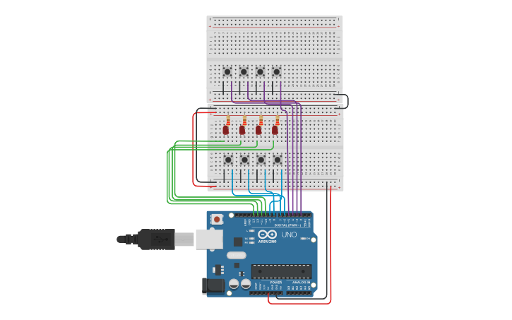 Circuit design Timed On and off switches - Tinkercad