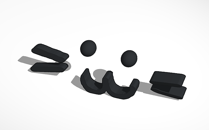 3D design a cat face just incase if you need a cat face idk - Tinkercad
