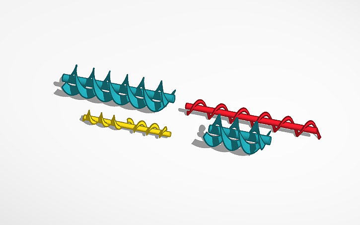 3D design Augers for Snowblowers/Throwers - Tinkercad