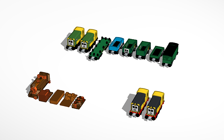 3D design 'Arry & Bert The Ironworks Twins - Tinkercad