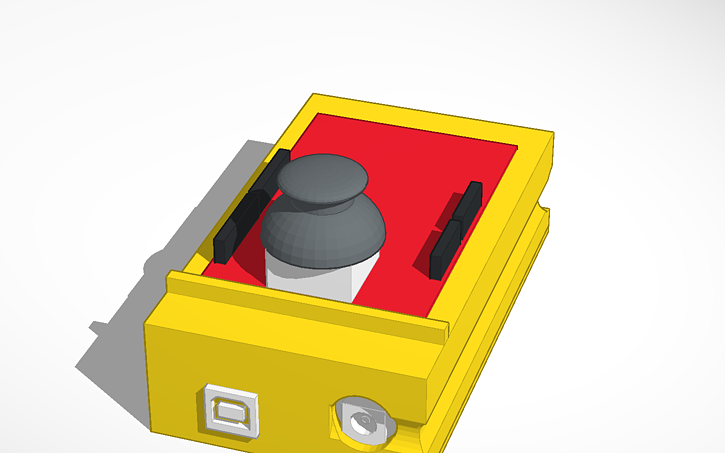 3D design #Arduino Uno Remote Control Box - Tinkercad