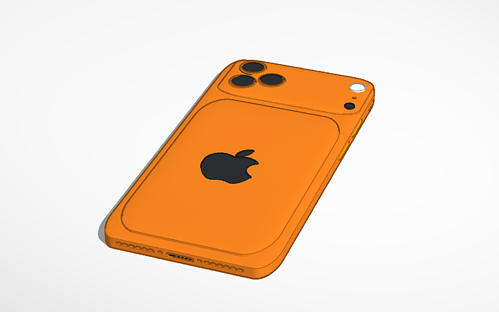 3D design Iphone 17 pro max - Tinkercad