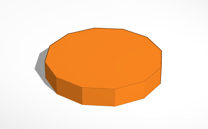 3D design coin - Tinkercad