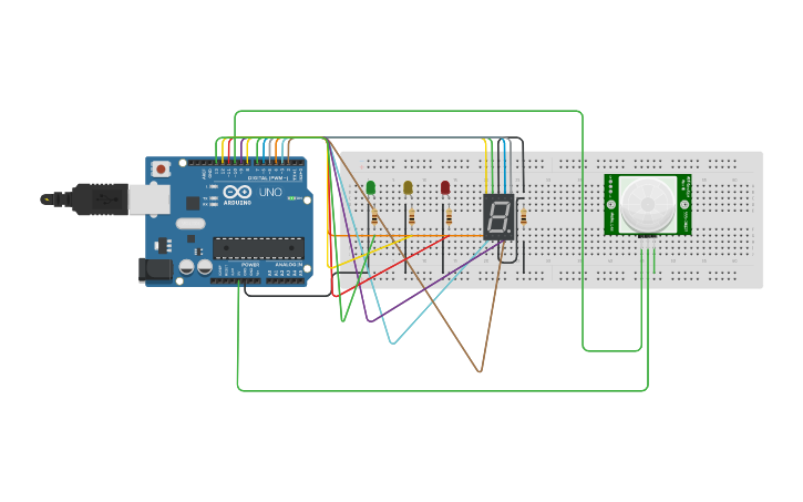 Circuit design Copy of Traffic Light w/ Timer WITH (BUG Version ...