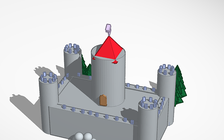 3D design Castle - Tinkercad