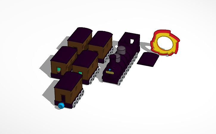 3D design Demon Slayer Mugen Train - Tinkercad