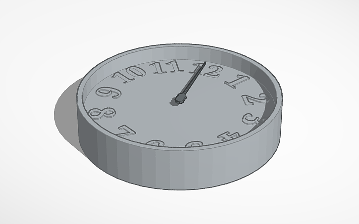 3D design Clocks second hand - Tinkercad