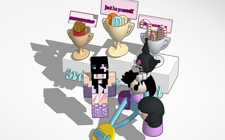3D design create a model of yourself challenge results - Tinkercad