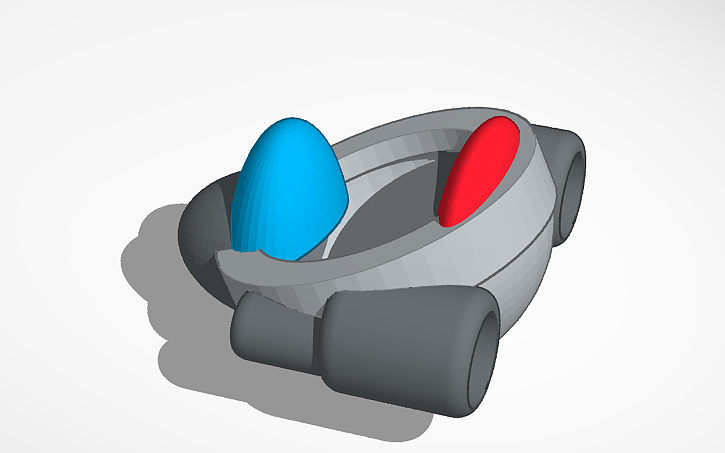 3D design eggmobile - Tinkercad