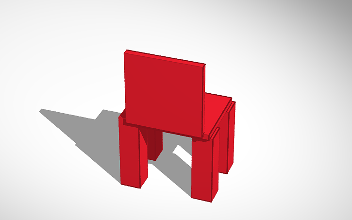 3D design Chair - Tinkercad