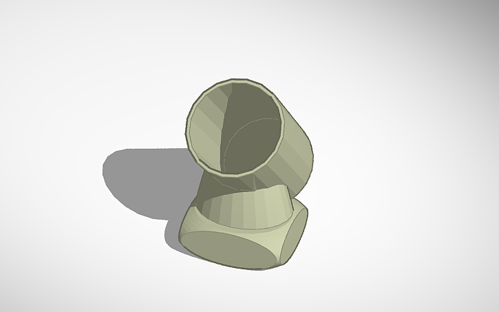 3D design overlander toe hook drink holder - Tinkercad