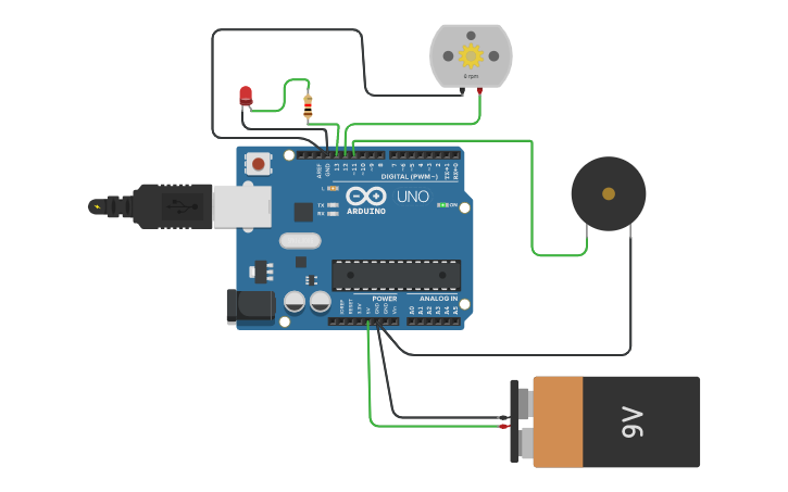 Circuit design IOT project based learning - Tinkercad