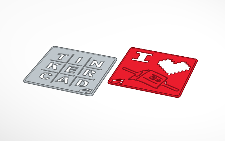 3D design Tinkercad and Instructables Stencils - Tinkercad