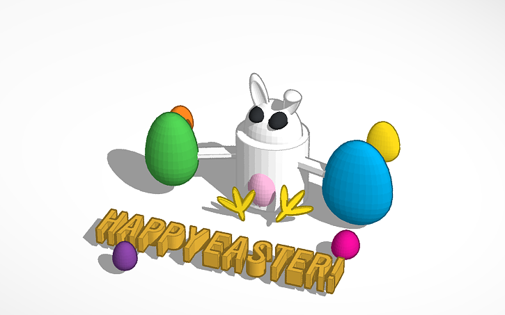 3D design Easter time - Tinkercad