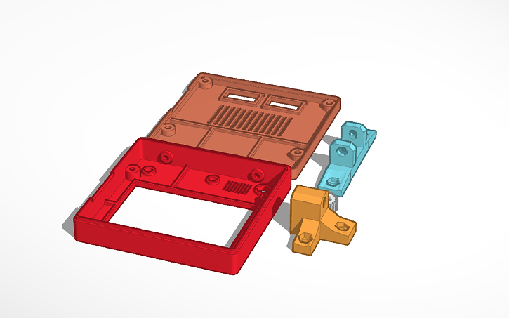 3D design 12864 Full Graphic Smart Controller Case - Tinkercad