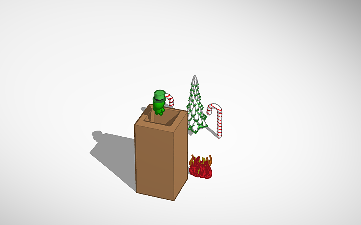 3D design Grinch - Tinkercad