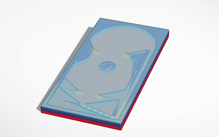 3D design Pinball game - Tinkercad