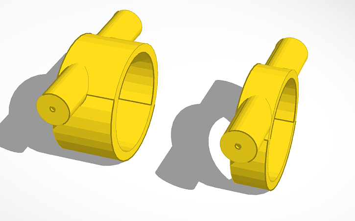 3D design ROV Ballast Tank Mounts - Tinkercad