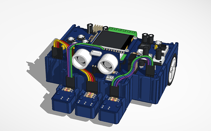 3D design BEAPER Nano Robot - Rev 1 V1 - Tinkercad