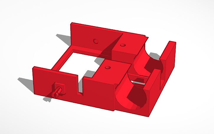 3D design Mini Sumo Chassis Rev2 - Tinkercad