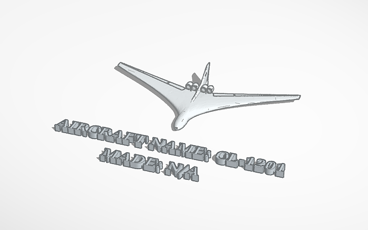 3D design LOCKHEED MARTIN CL-1201 - Tinkercad