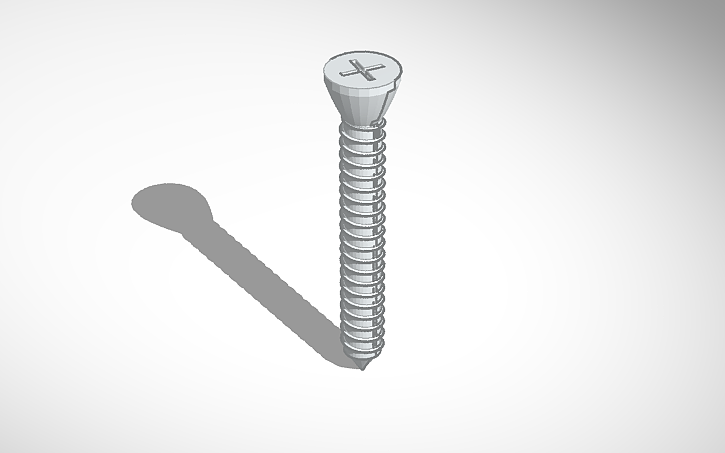 3D design Tornillo - Tinkercad