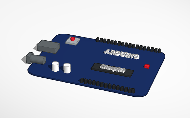 3D design Arduino Uno - Tinkercad