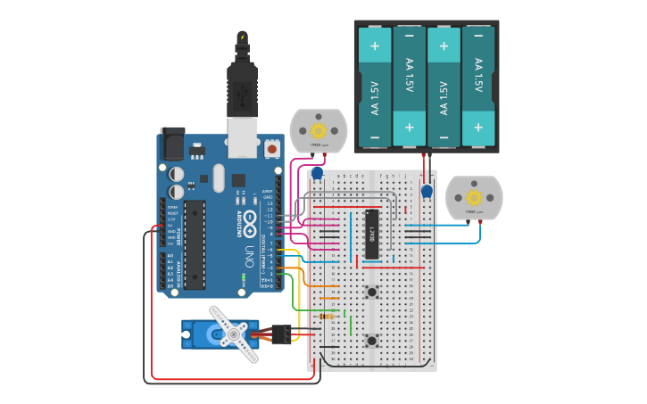 Circuit design Exam 1 Winter 2020 Rev2 - Tinkercad