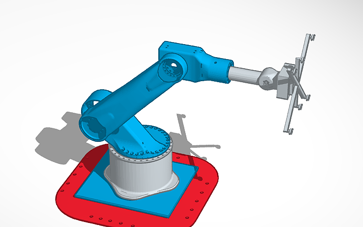 3D design Dama Anggara Arm Robot 6 DOF - Tinkercad