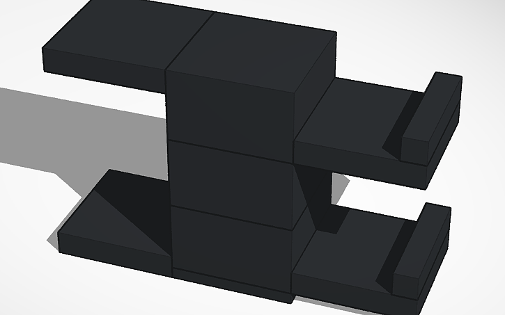 3D design Headset and controller stand - Tinkercad