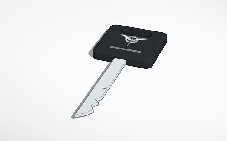 3D design Car key - Tinkercad