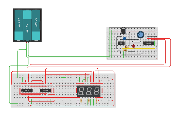 Circuit design logic project - Tinkercad