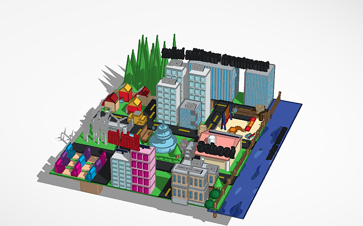 3D design City to City Solar Haven - Tinkercad
