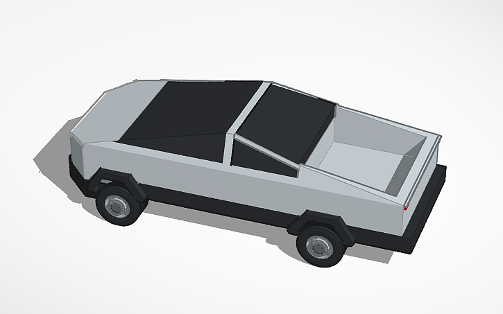3D design Cybertruck - Tinkercad