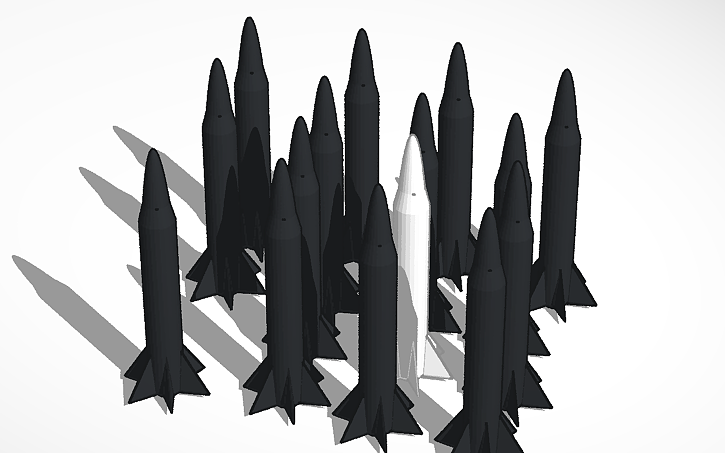3D design Nuke - Tinkercad