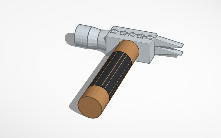 3D design Hammer - Tinkercad