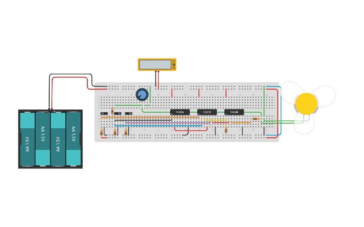 Circuit design Group 4 - Tinkercad
