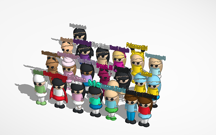 3D design Admired tinkercad user avatars - Tinkercad